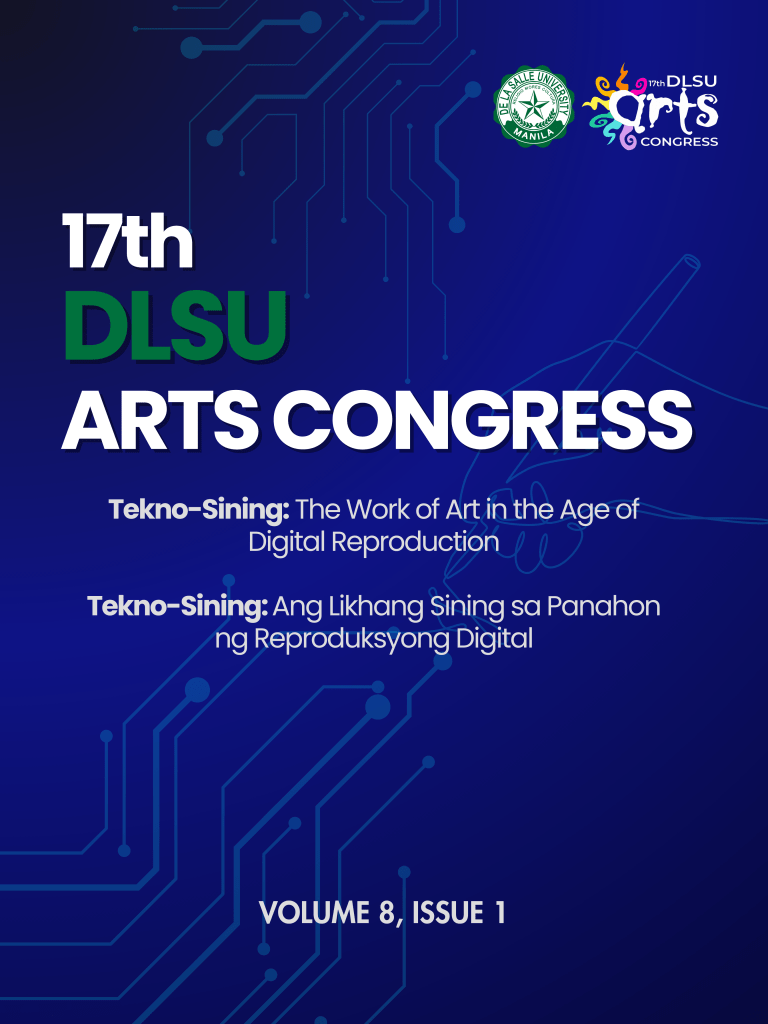 17th DLSU Arts Congress – Tekno-Sining: The Work of Art in the Age of ...